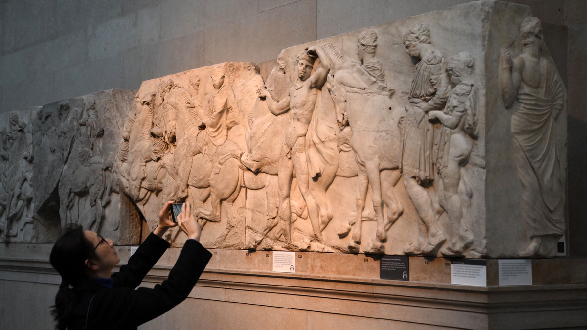精美绝伦 大英博物馆展帕特农神庙雕塑 | 浮雕 | 古希腊文化 | 新唐人电视台